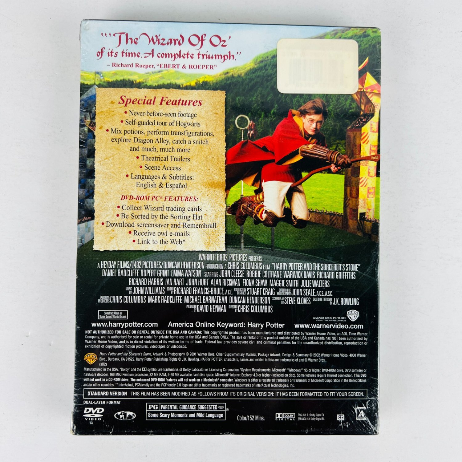 Harry Potter and the Sorcerers Stone DVD NEW Factory SEALED