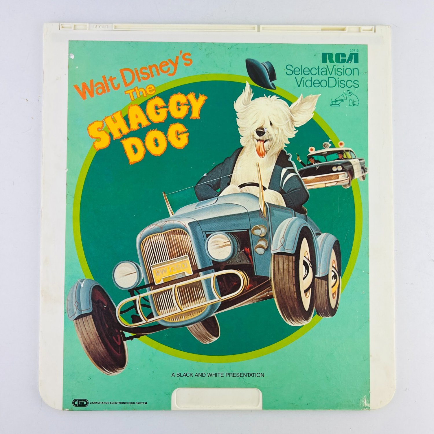 Walt Disney - The Shaggy Dog CED Videodisc 1959 SelectaVision