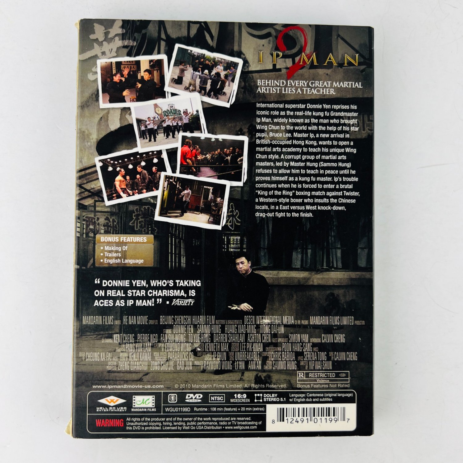 IP Man DVD Donnie Yen, Fan Siu-Wong, Hiroyuki Ikeuchi, Lynn Hung, Simon Yam