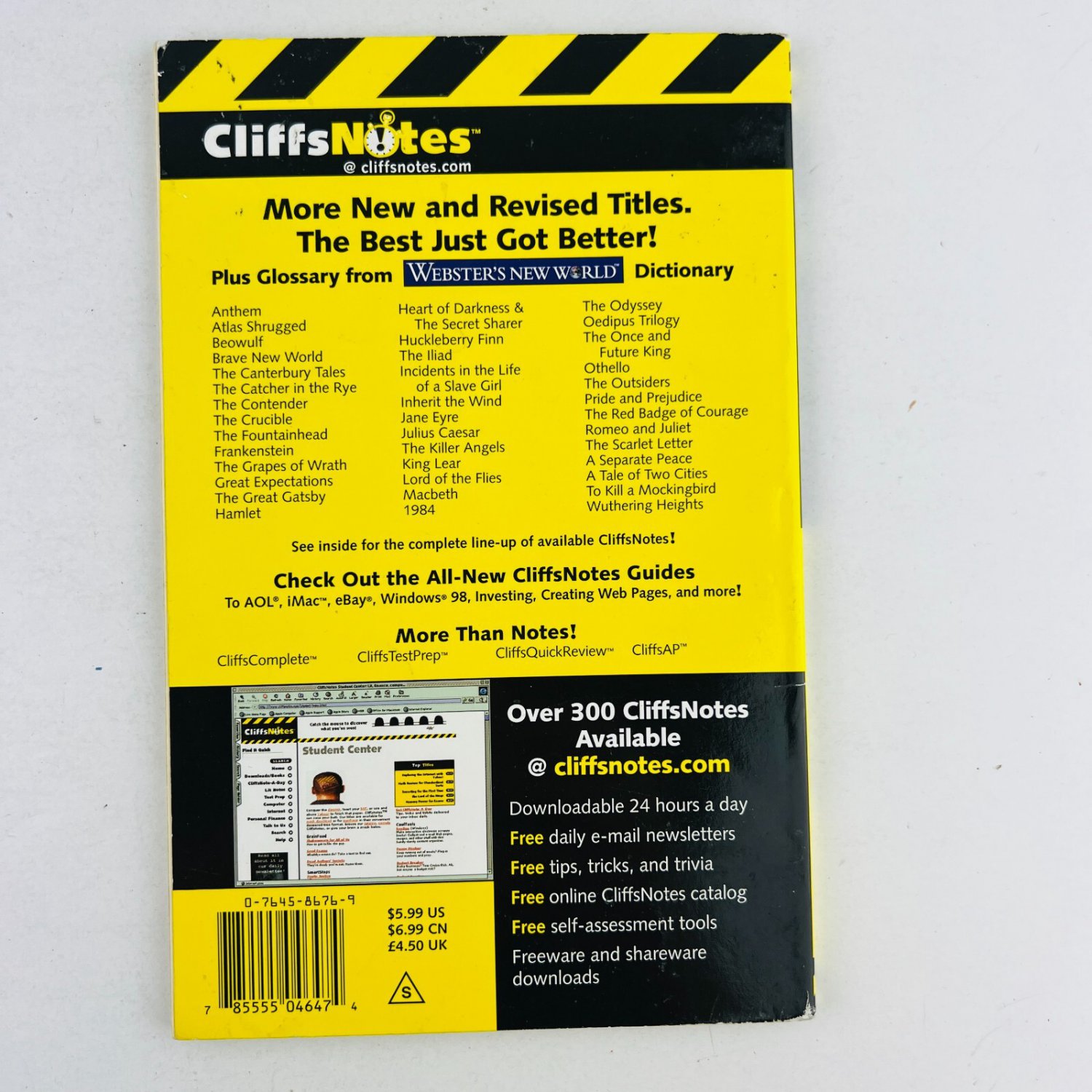 CliffsNotes on John Steinbecks Of Mice and Men (Literature Guides ...