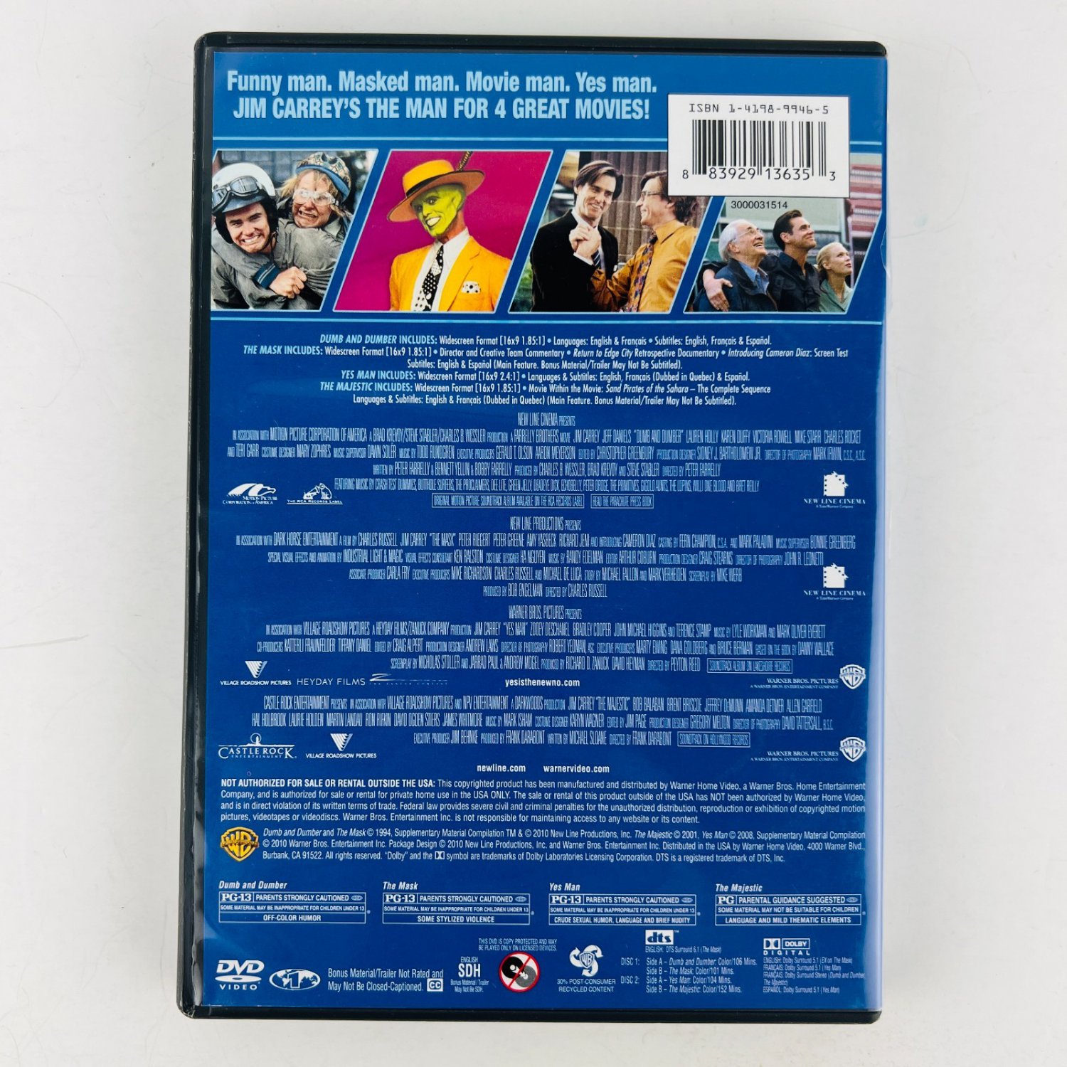 4 Film Favorites - Jim Carrey Collection DVD