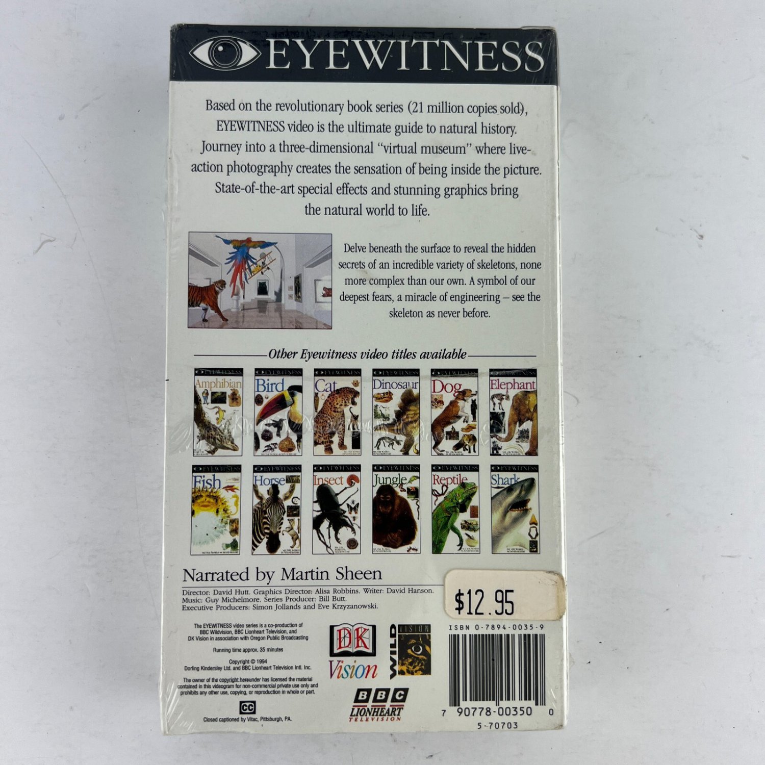 D.K. Eyewitness - Skeleton VHS Video Tape New Sealed