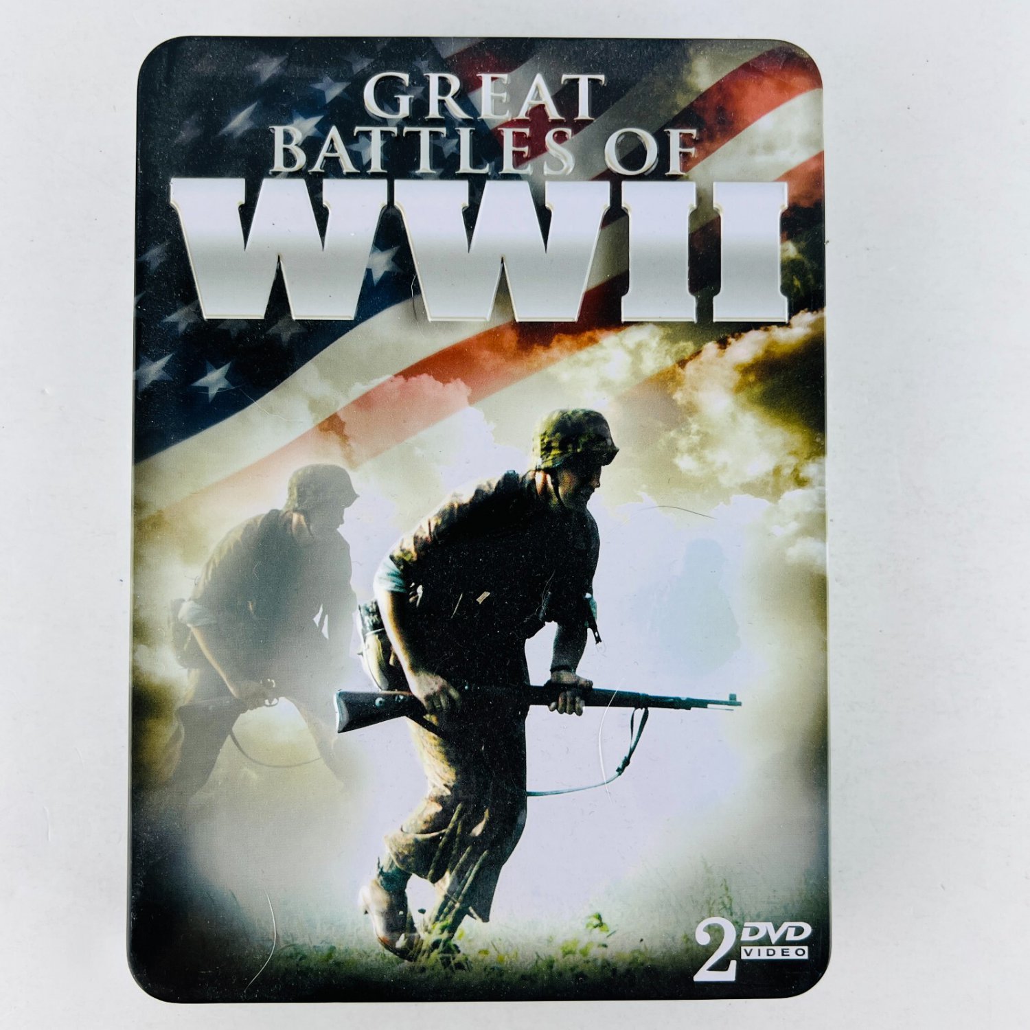 Great Battles of World War II WWII Tin Box 2 DVD Set