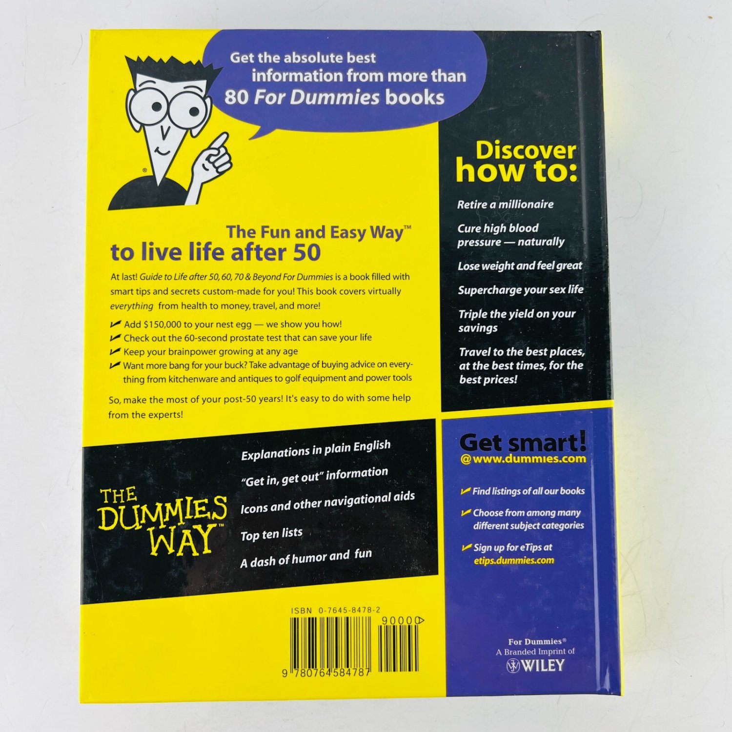 Guide to Life After 50, 60, 70 and Beyond for Dummies Hardcover Book