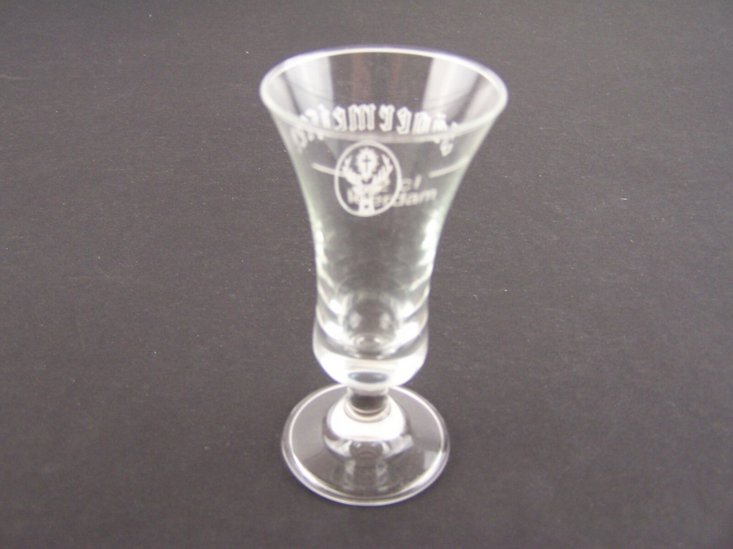 Jagermeister 2cl Fluted Stemmed Liquor Drink Shot Glass 2cl leerdam