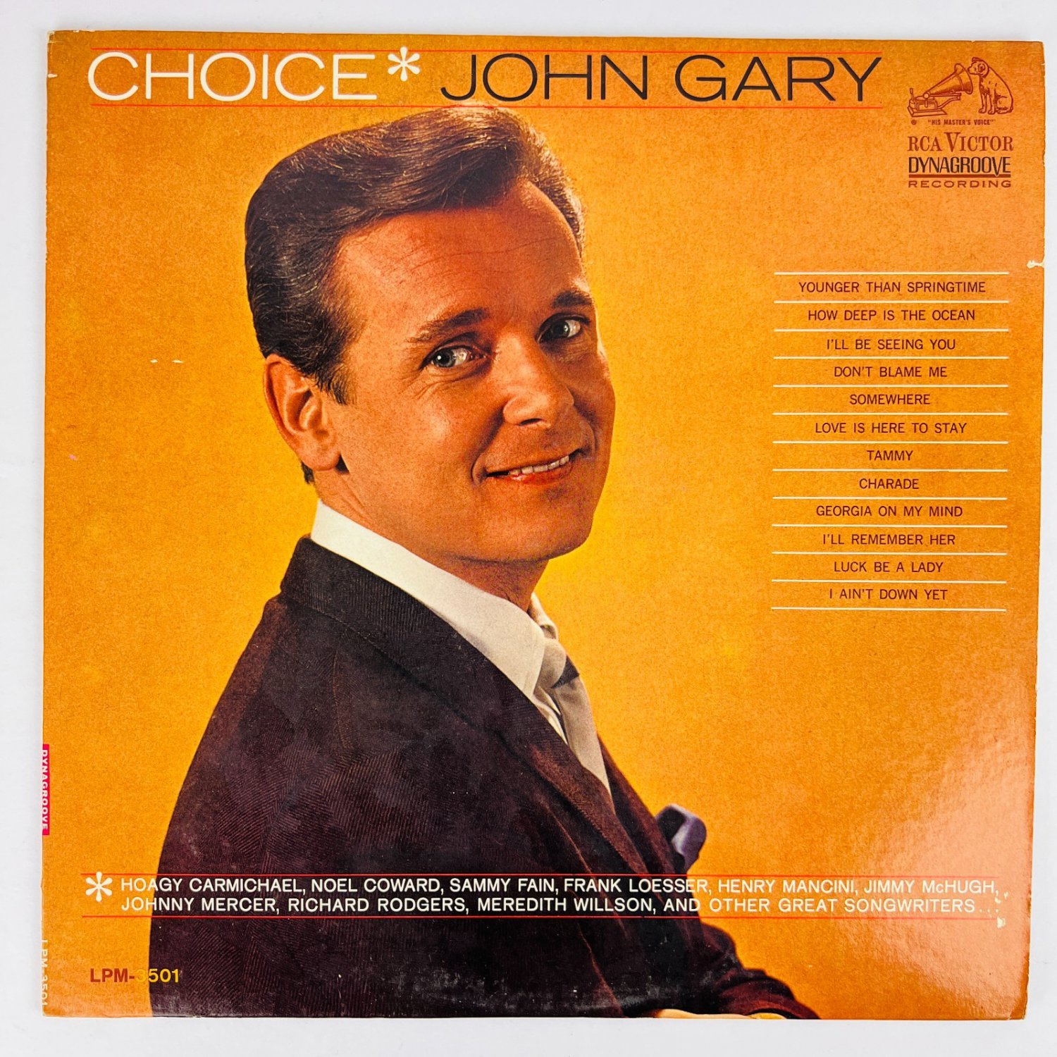 John Gary – Choice Vinyl LP Record Album MONO LPM-3501