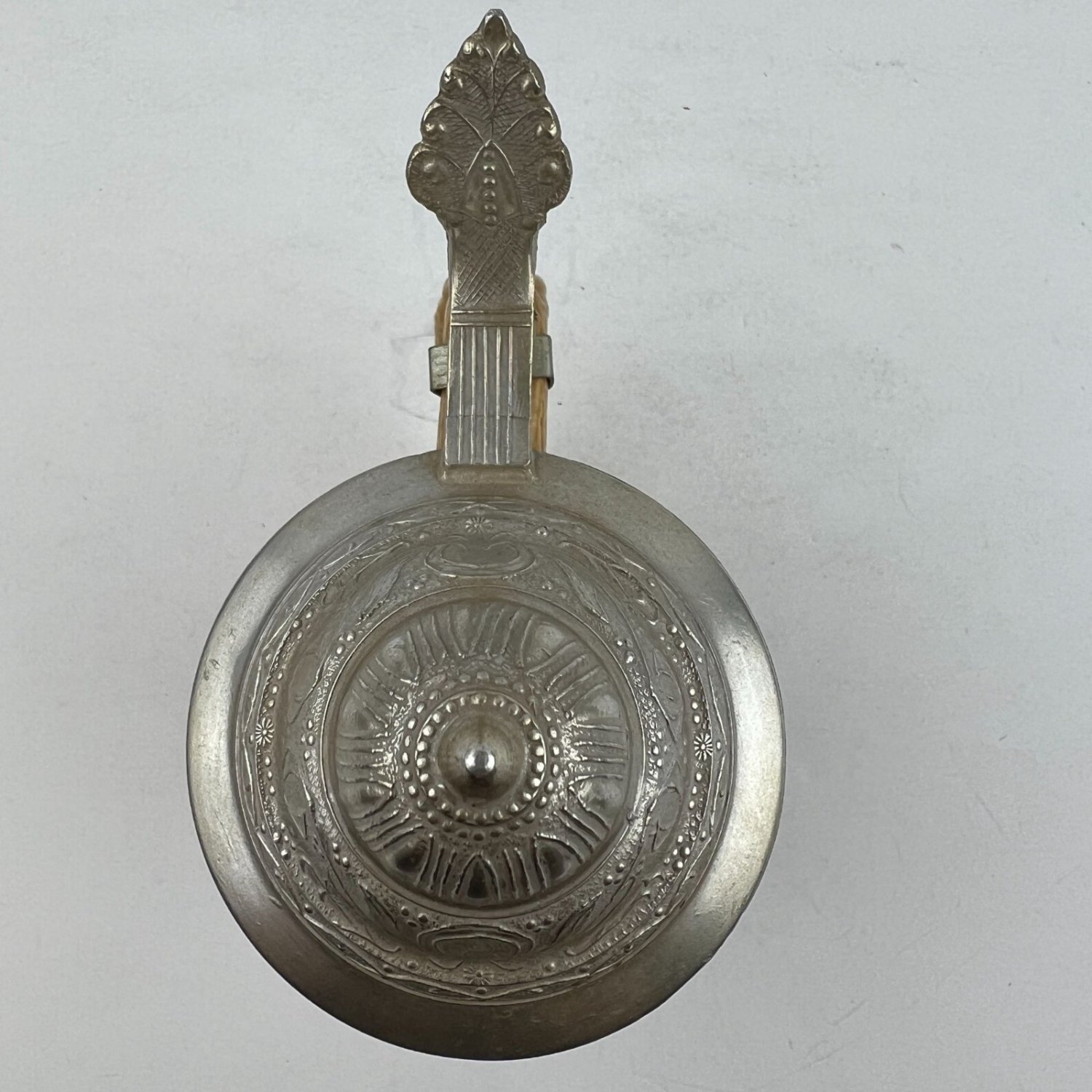 German Bar Restaurant Themed Beer Stein Mug Metal Flip Lid Made In Japan