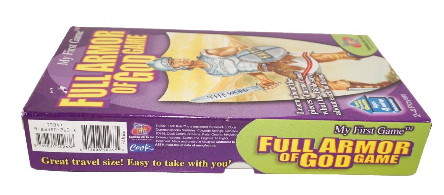 Full Armor of God Game - My First Cling Game - Fun Toy Classic 2001