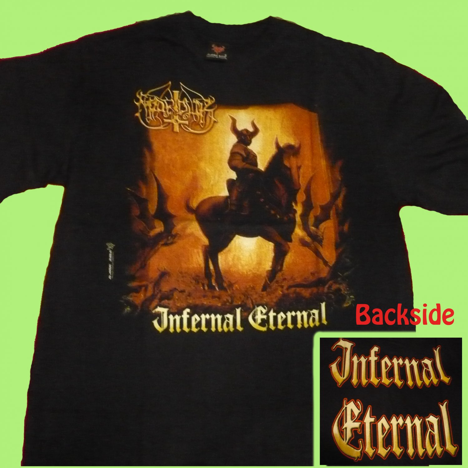 T-SHIRT MARDUK Infernal Eternal BLACK METAL CD SIZE XXL