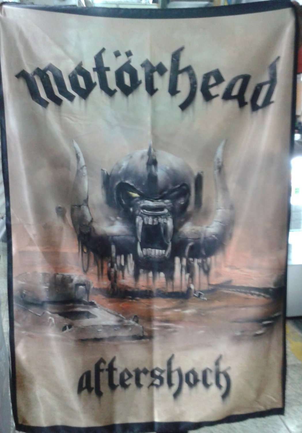 MOTORHEAD Aftershock FLAG CLOTH POSTER TAPESTRY BANNER CD Thrash Metal