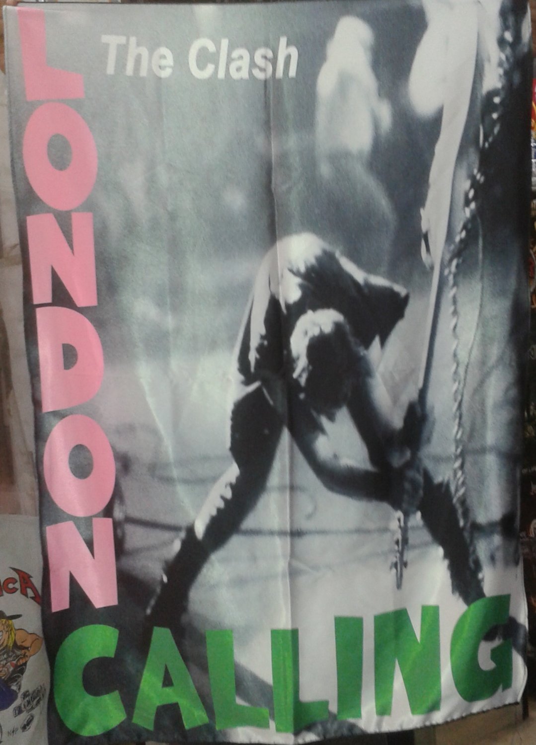 THE CLASH London Calling FLAG BANNER CLOTH POSTER TAPESTRY Punk