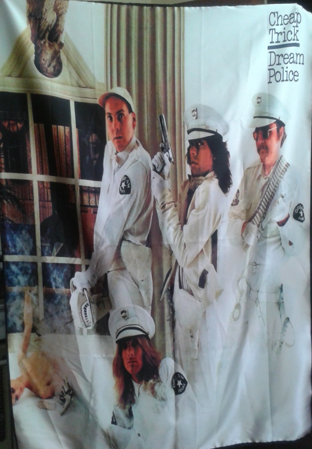 CHEAP TRICK Dream Police FLAG CLOTH POSTER WALL TAPESTRY BANNER CD Rock