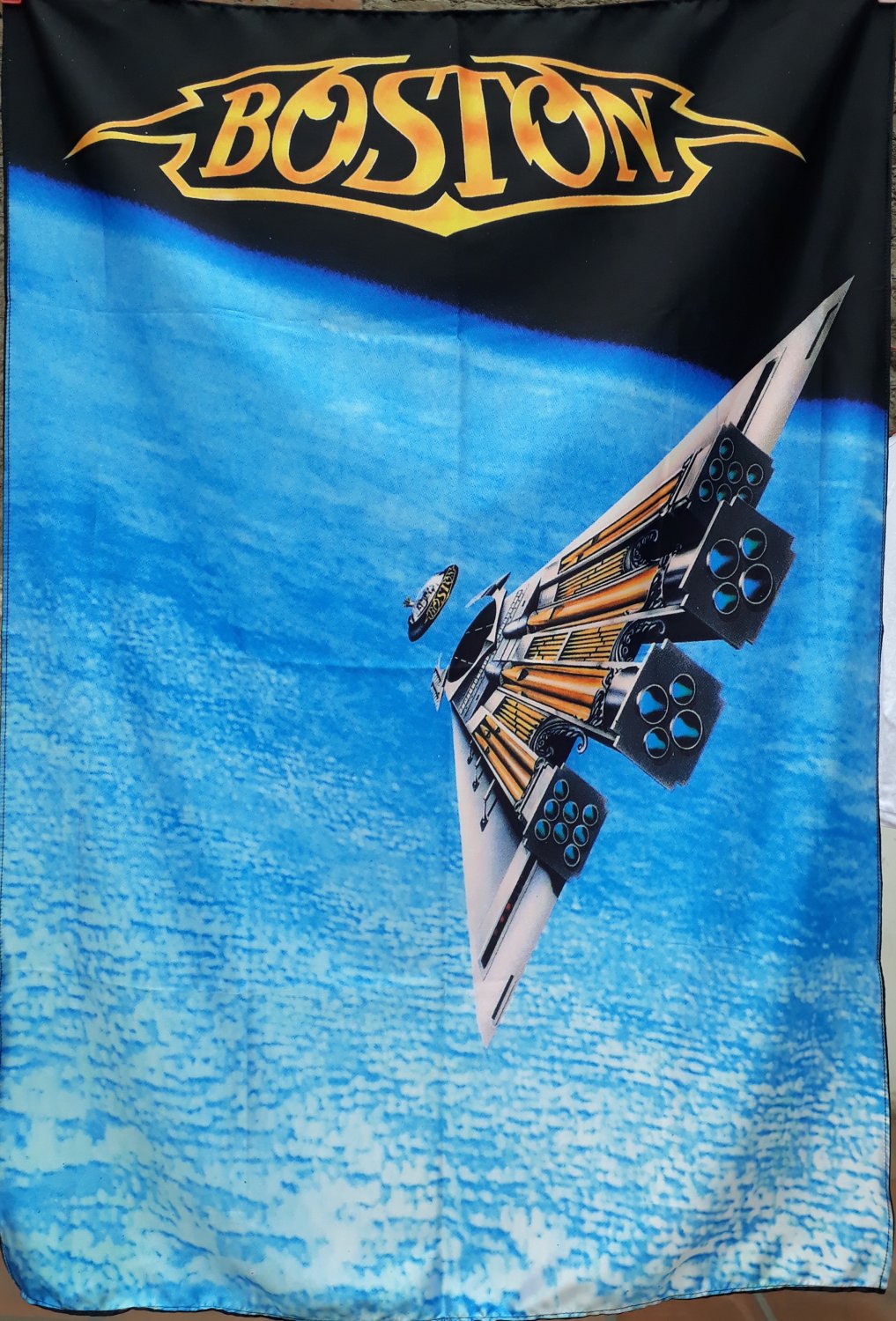 BOSTON Third Stage FLAG CLOTH POSTER WALL TAPESTRY BANNER CD Rock