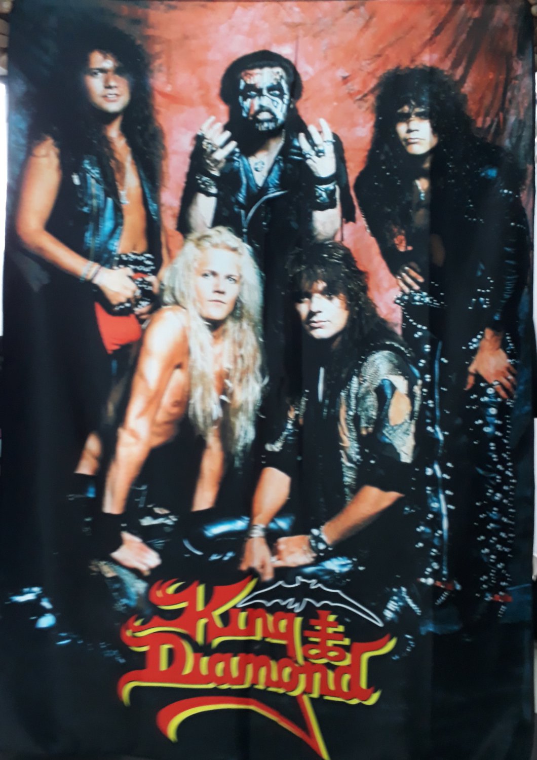 KING DIAMOND Band FLAG CLOTH POSTER WALL TAPESTRY BANNER CD Hard Rock
