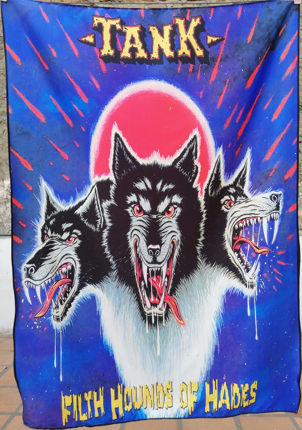 TANK Filth Hounds of Hades FLAG CLOTH POSTER WALL TAPESTRY BANNER CD ...