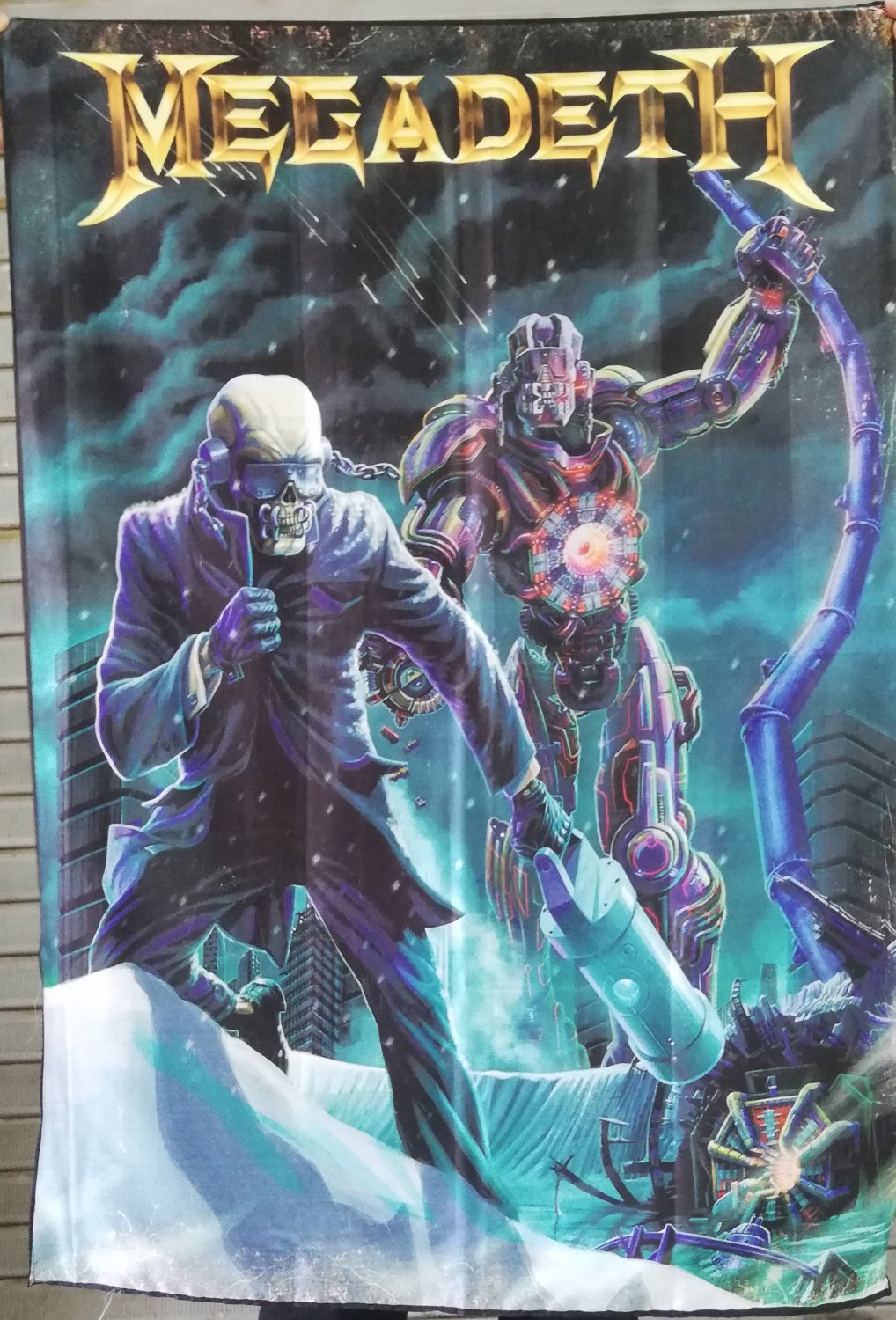 MEGADETH Super Collider FLAG CLOTH POSTER WALL TAPESTRY BANNER CD Thrash