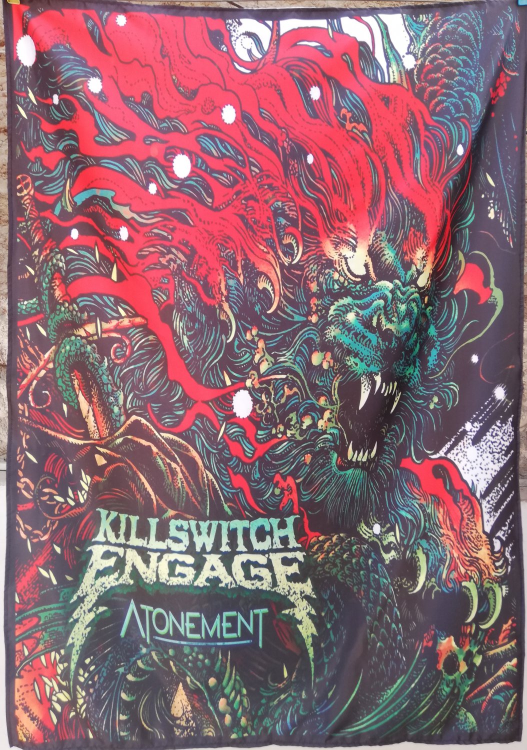 KILLSWITCH ENGAGE Atonement FLAG CLOTH POSTER WALL TAPESTRY CD Metalcore