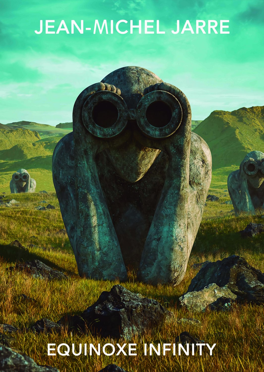 JEAN-MICHEL JARRE Equinoxe Infinity Cover 1 FLAG CLOTH POSTER BANNER CD LP