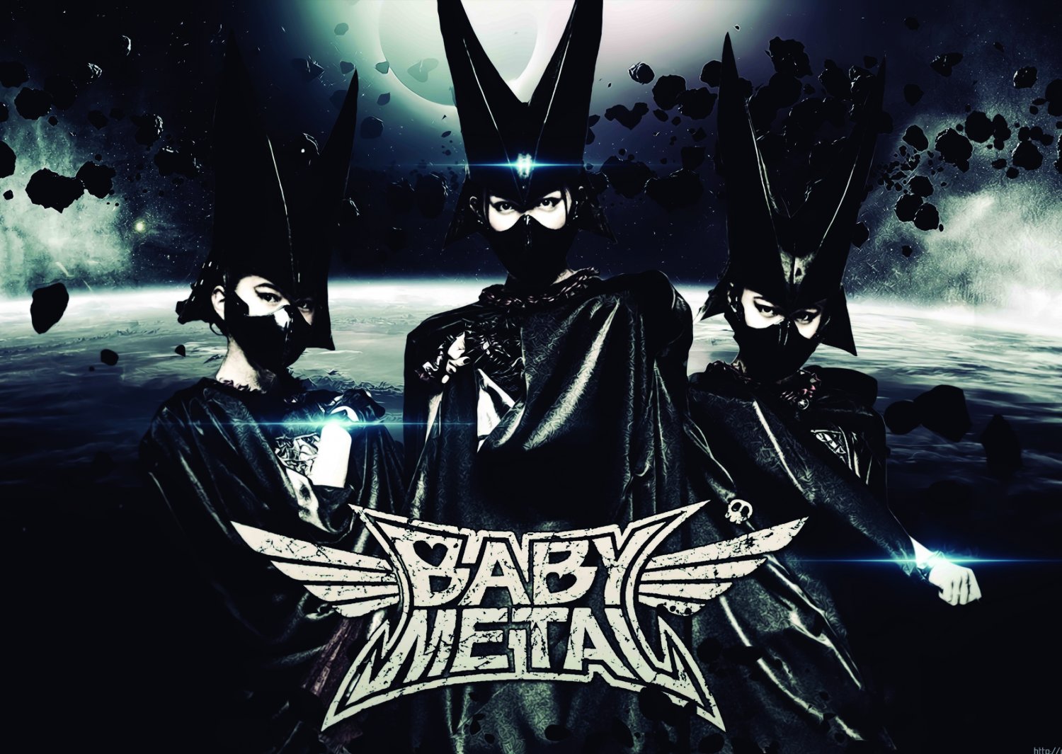 BABYMETAL Metal Galaxy FLAG CLOTH POSTER WALL TAPESTRY BANNER Heavy ...