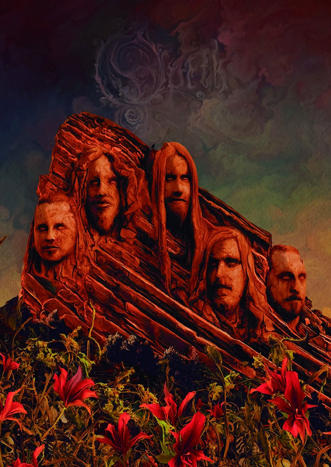 OPETH Garden of the Titans FLAG CLOTH POSTER WALL TAPESTRY BANNER CD ...