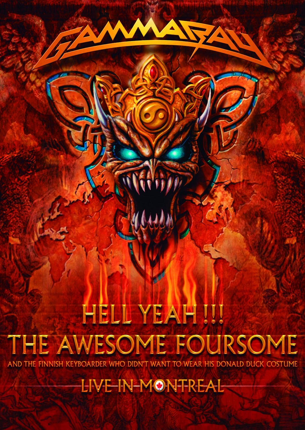 GAMMA RAY Hell Yeah FLAG CLOTH POSTER WALL TAPESTRY BANNER CD Power Metal