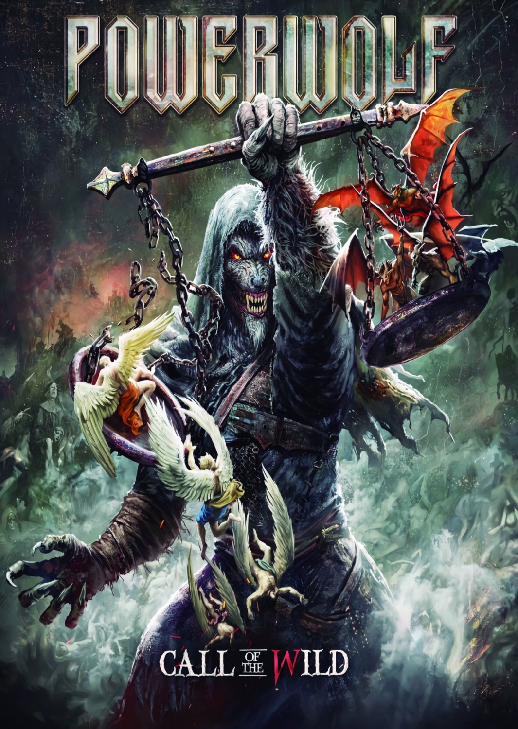 POWERWOLF Call of the Wild FLAG CLOTH POSTER TAPESTRY BANNER CD Power Metal