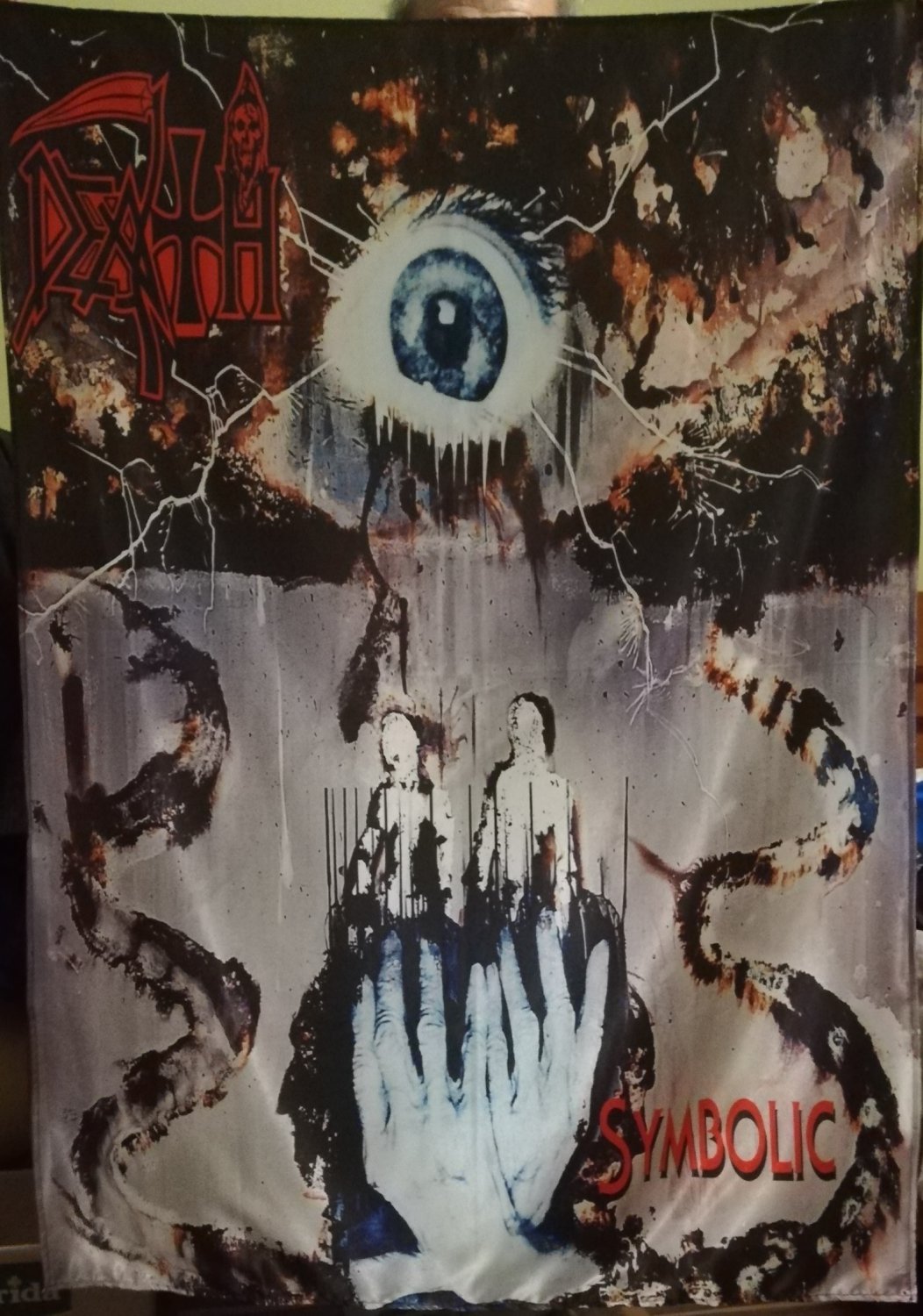 DEATH Symbolic FLAG CLOTH POSTER WALL TAPESTRY BANNER CD