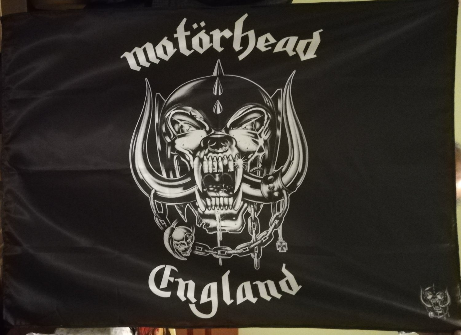 MOTORHEAD England H FLAG CLOTH POSTER TAPESTRY BANNER CD Thrash Metal