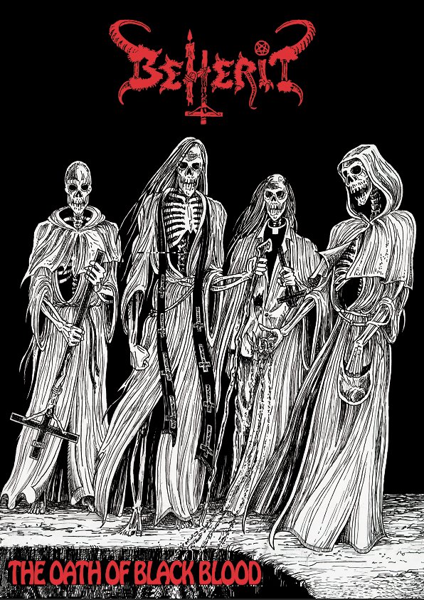 BEHERIT The Oath of Black Blood FLAG CLOTH POSTER BANNER Black Metal