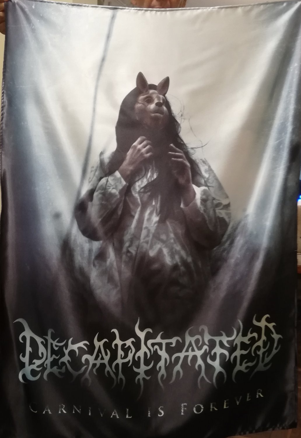 DECAPITATED Carnival is Forever FLAG CLOTH POSTER Death Metal
