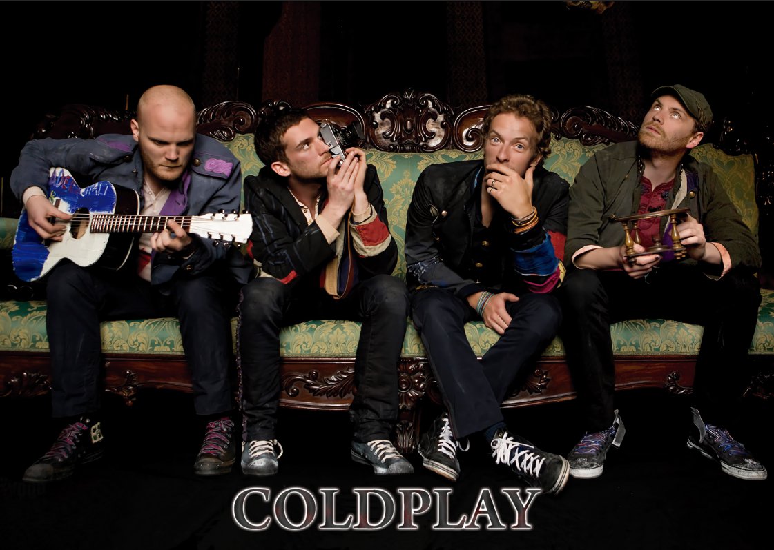 COLDPLAY Band FLAG CLOTH POSTER BANNER Rock Pop