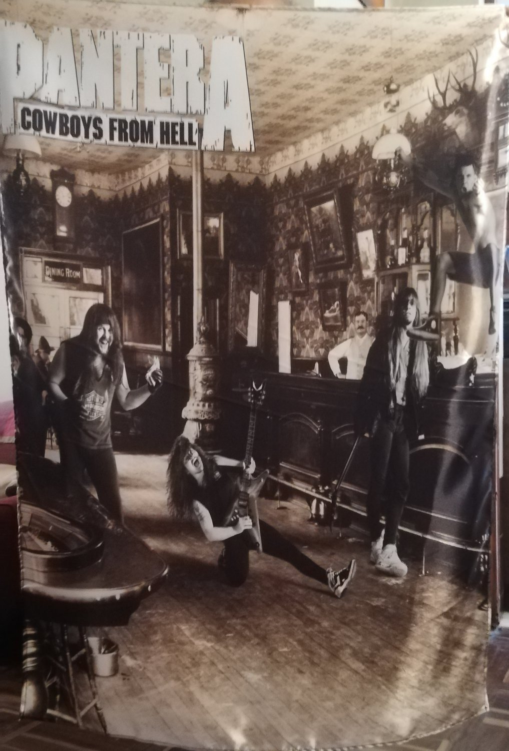 PANTERA Cowboys from Hell FLAG CLOTH POSTER BANNER CD Thrash Metal