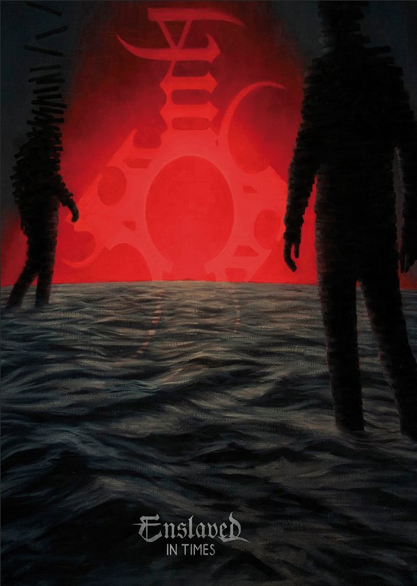 ENSLAVED In Times FLAG CLOTH POSTER BANNER CD Black Metal