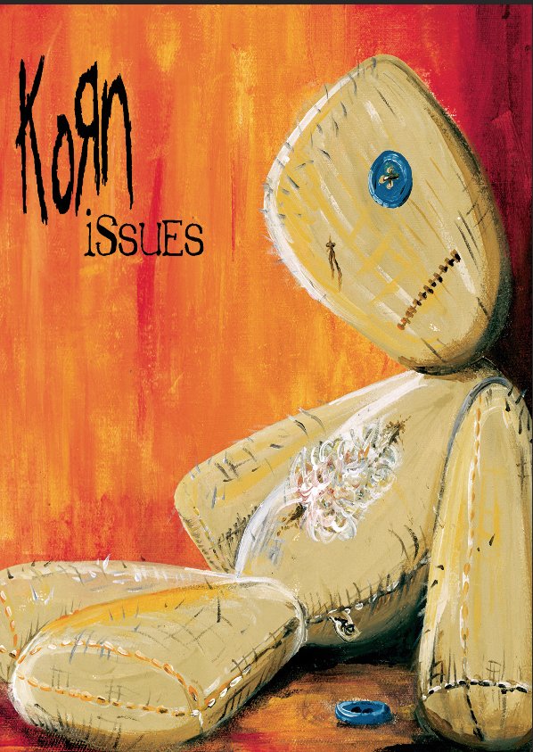 KORN Issues FLAG CLOTH POSTER WALL TAPESTRY BANNER CD Nu Metal