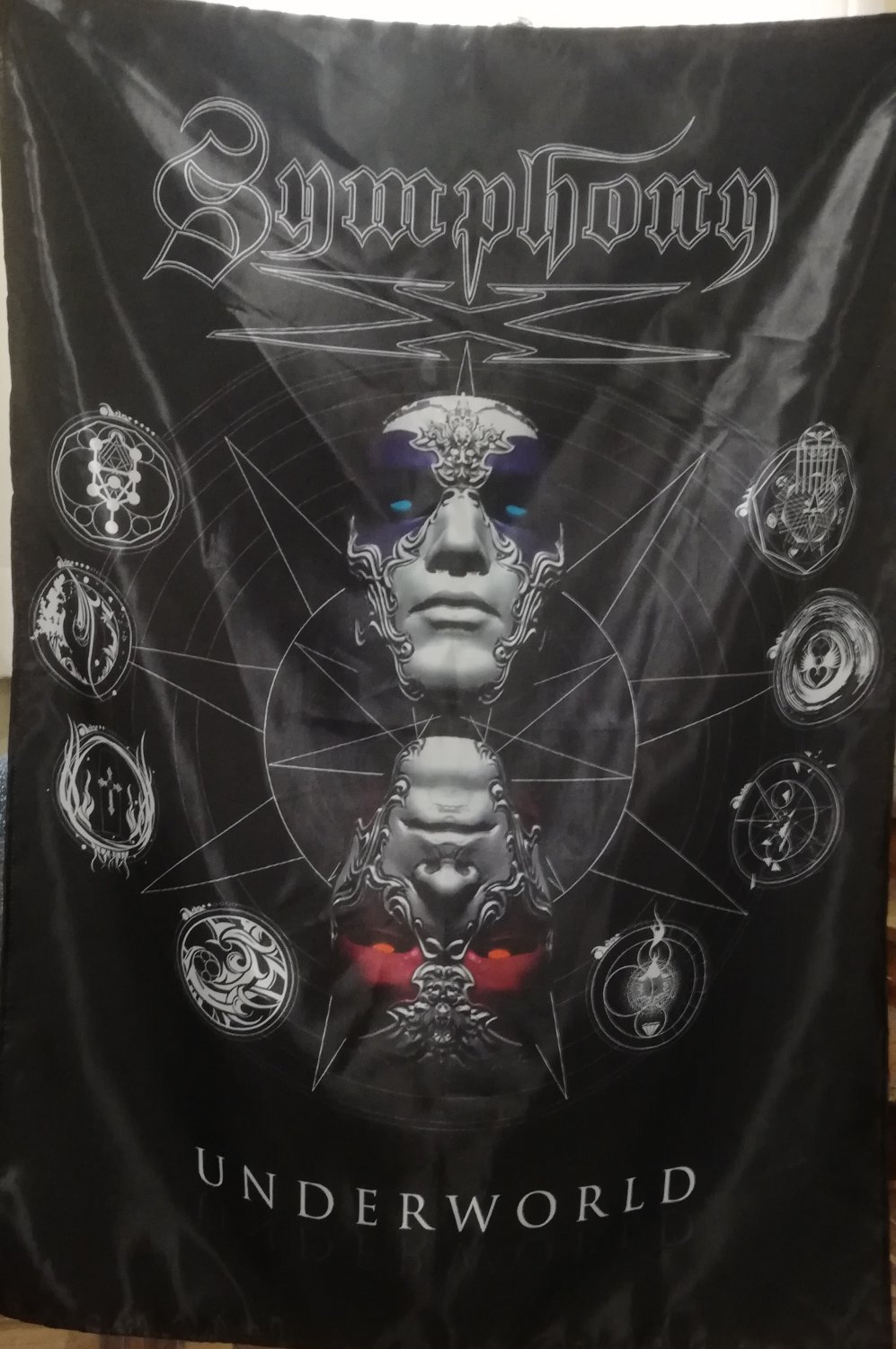 SYMPHONY X Underworld FLAG CLOTH POSTER WALL TAPESTRY BANNER CD ...