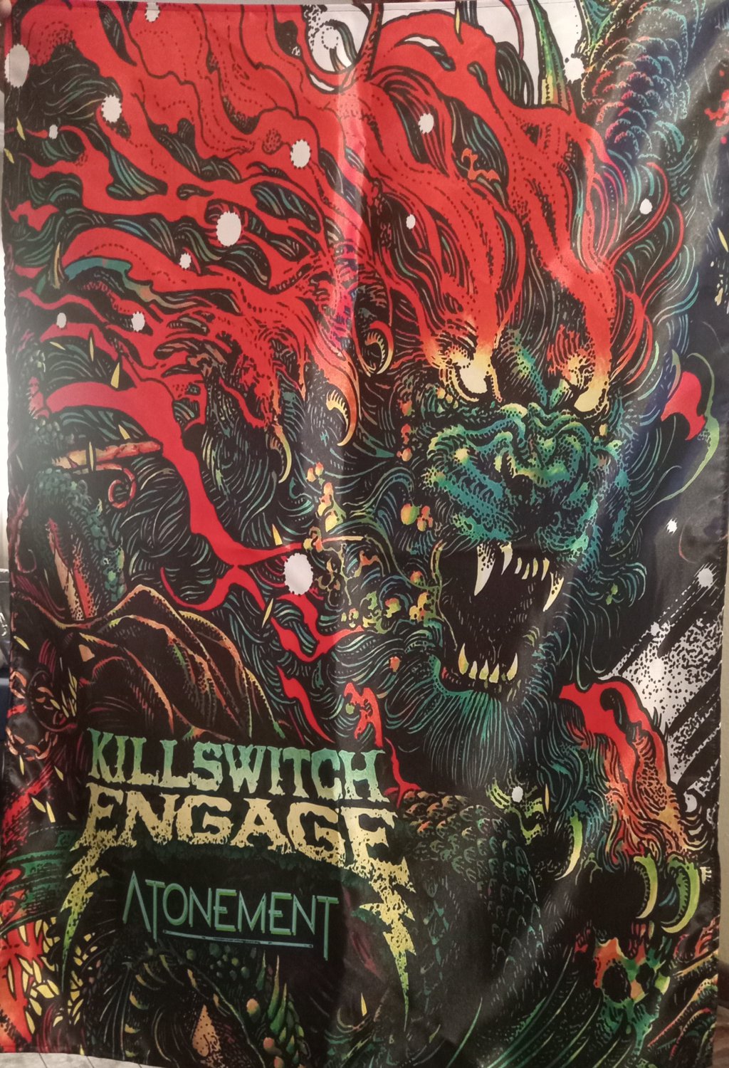 KILLSWITCH ENGAGE Atonement FLAG CLOTH POSTER WALL TAPESTRY CD Metalcore