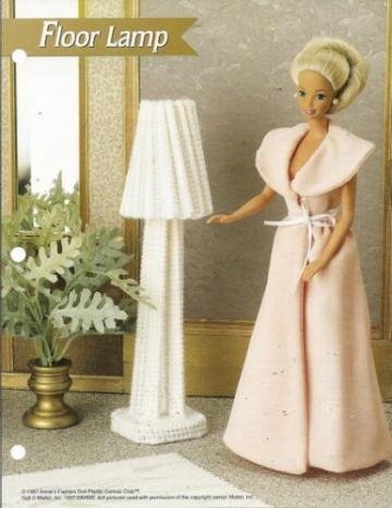 Barbie Doll Size Floor Lamp Plastic Canvas Pattern