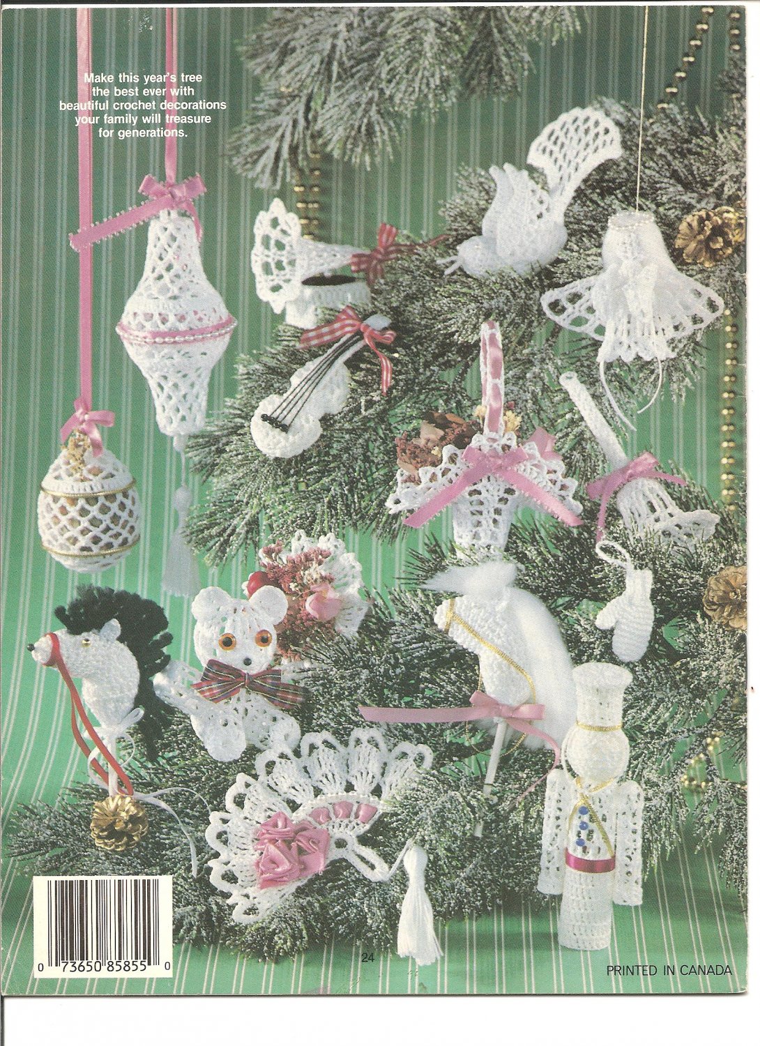South Maid Book 204, Victorian Crochet Ornaments Pattern