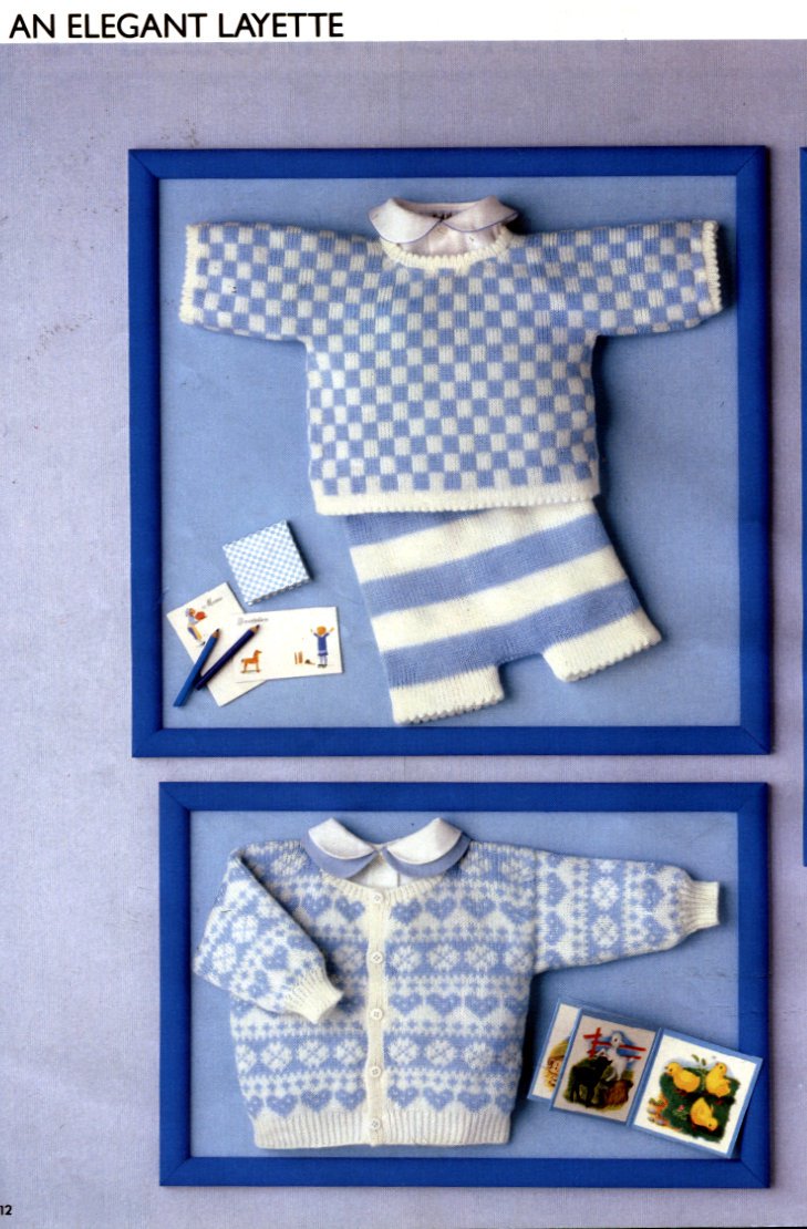 Pingouin 60, Album Layette, Gorgeous Baby Knitting Patterns