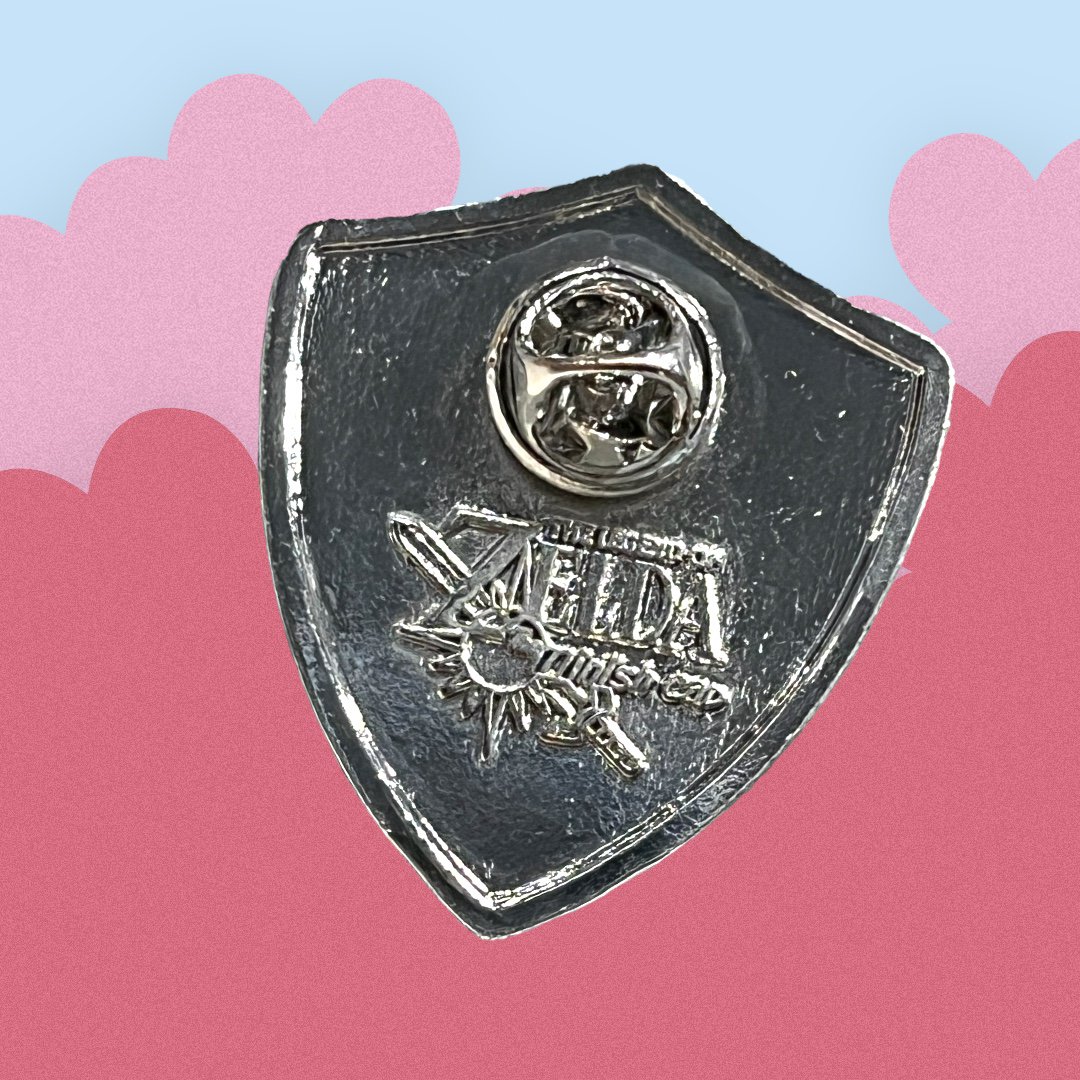 Legend of Zelda Enamel Pin (Shield)