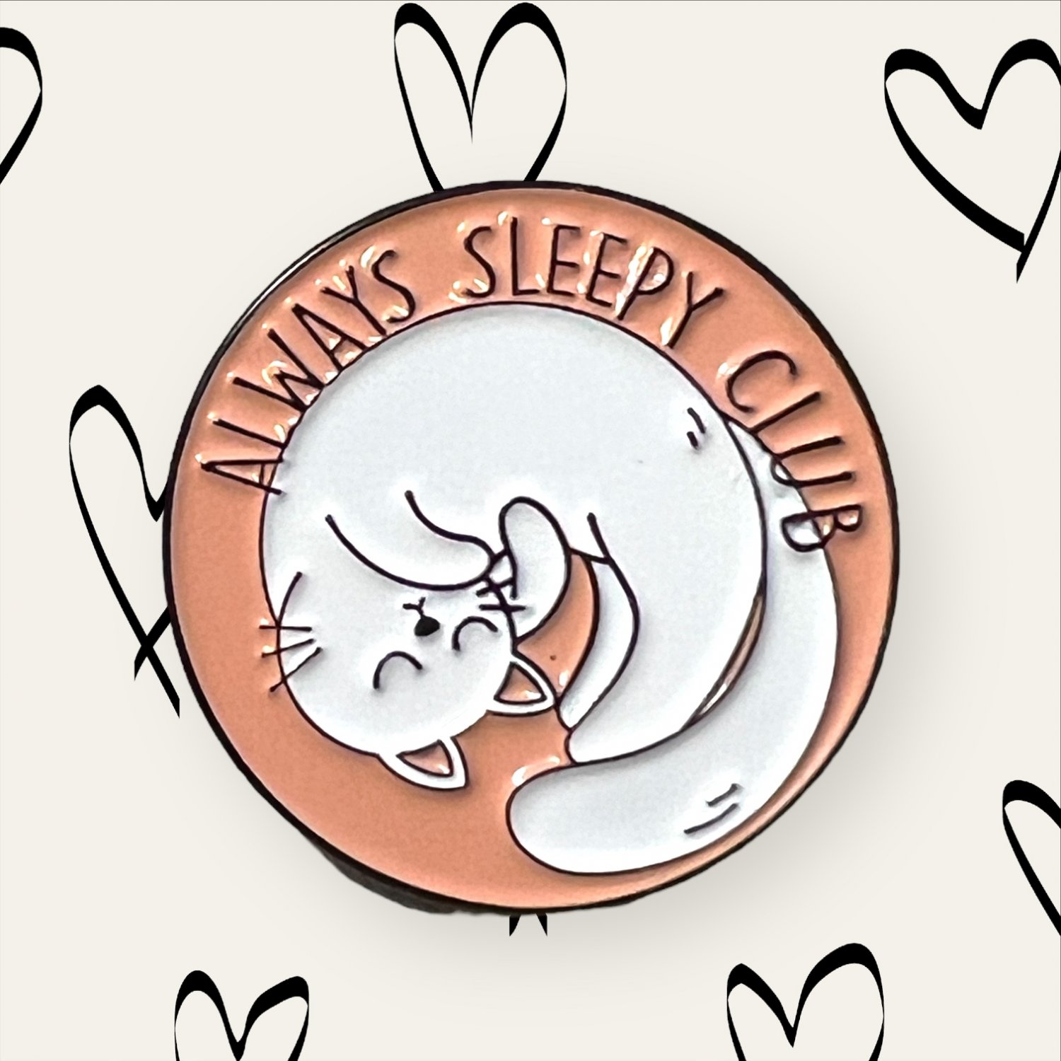 Always Sleepy Club Enamel Pin