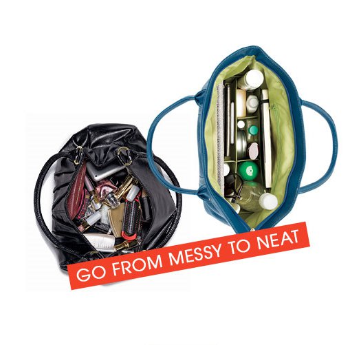 Brown: Butler Organizer Tote Bag with Purse Dividers - Avon