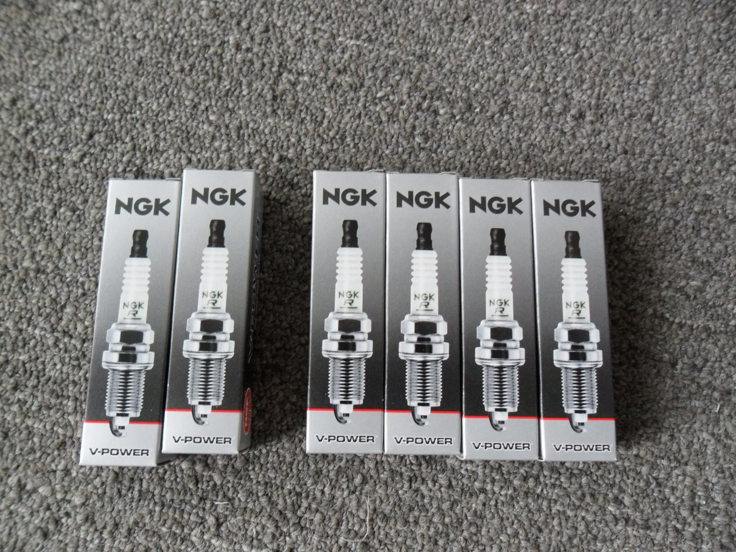 6 BKR5E-11 6953 NGK V-Power Spark Plugs BKR5E11 V Power