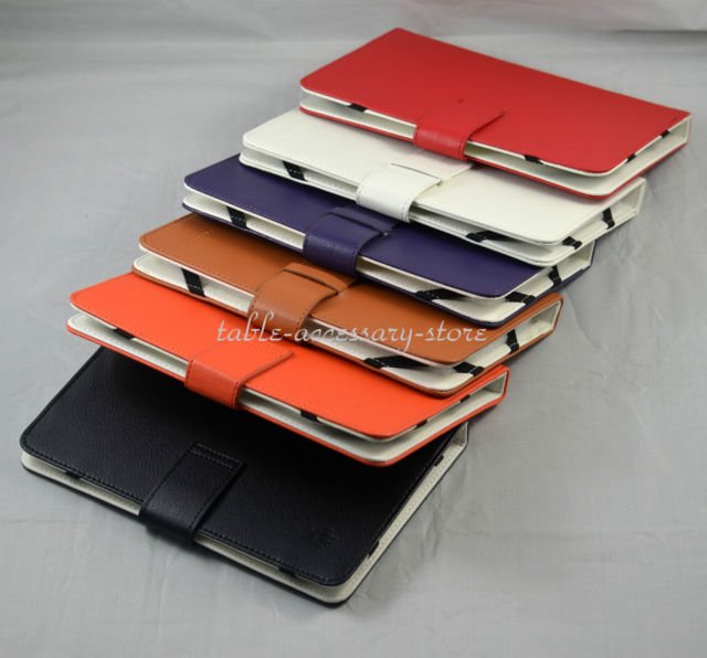 Purple Leather Case Cover for 7" Ainol Novo 7 Elf Aurora Paladin ...
