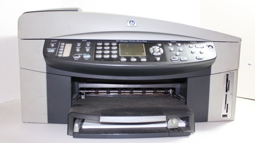 HP OfficeJet 7310XI All-In-One Inkjet Printer 30ppm black Used Good ...