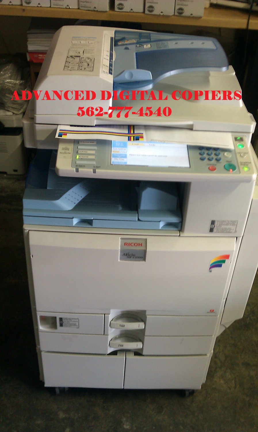 Ricoh MPC2500 Color Copier Printer Multifuction