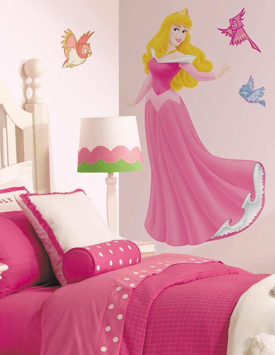 Disney Princess - Sleeping Beauty Giant Wall Decal - Art Stickers Room ...