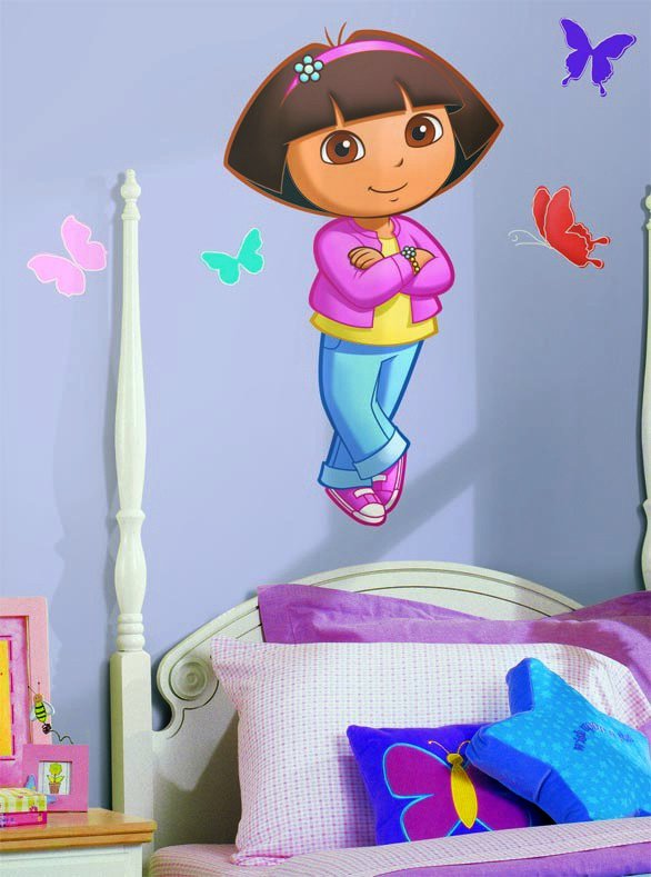 Dora The Explorer Giant Wall Decal - Art Stickers Room Decor