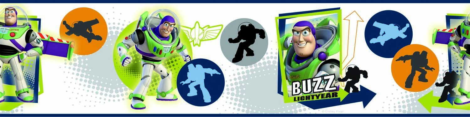 Buzz Lightyear - Toy Story Border Wall Decals - Vinyl Art Stickers Room ...