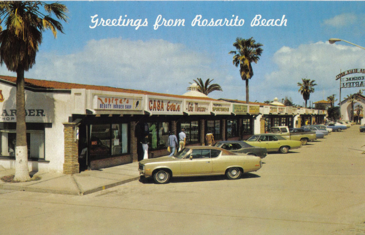 VINTAGE Rosarito Beach, Tijuana POSTCARD